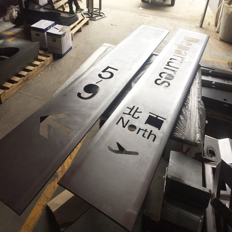 Custom Laser Cutting Bending Parts Advertising Placard Metal Enclosure ...